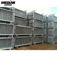 China Galvanized Steel Pipe Fence Barrier Recycled Road Barrier Fence for sale