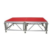 China 1.22*1.22m,1.22*2.44m, Aluminum Outdoor Portable Stage For Events Display for sale