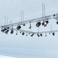 China Aluminium Lighting Truss Silver Black Gold Red White for Professional Event for sale