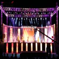 China Spigot Type Vertical Lighting Truss Aluminum Dj Truss 300x300mm 400x400mm 600x1000mm for sale