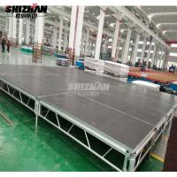 China Customizable Outdoor Concert Stage Truss Project Aluminum Stage Platform with Adjustable Height 0.4-0.6m for sale