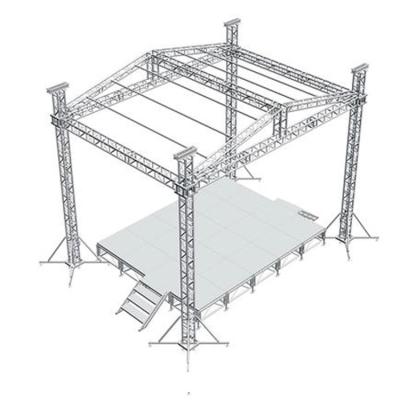 China Aluminum Lighting Square Bolt Truss Alloy 6061 Truss Manufactures System for sale