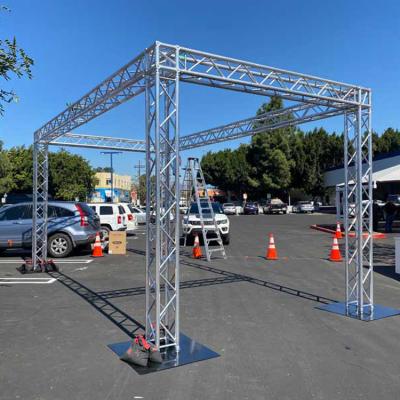 China Lighting Square Spigot Truss Alloy 6061 Truss Lifting System Event for sale