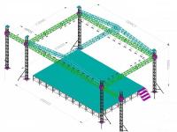 China Aluminum Alloy Modular Stage Truss System for Concerts and Events for sale