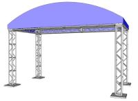 China Aluminum Alloy Outdoor Sound and Lights Truss Display for sale