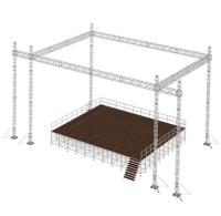 China Aluminum Stage Truss System 300kg Load Capacity Quick Installation for sale