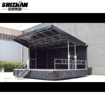 China Plywood Aluminum Mobile Foldable Concert Stage Portable Platform for sale