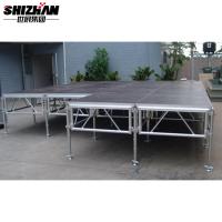 China 4x4 Aluminum Stage Platforms Outdoor Event All Terrain Height Adjustable for sale