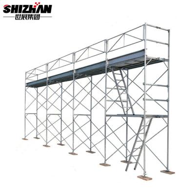 China H Frame Aluminium Mobile Scaffolding Tower Easy Install 6m 7m 8m 10m 12m Movable for sale
