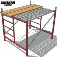 China H Frame Aluminium Mobile Scaffolding Tower Easy Install 6m 7m 8m 10m 12m Movable for sale