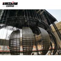 China LED Ball Long Span Truss Structure Heavy Duty Ceiling Lighting Truss for sale