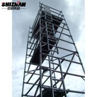 China H FRAME Construction Site Lightweight Aluminum Scaffolding With Clamps for sale