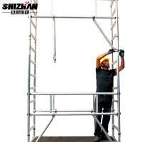 China H FRAME Construction Site Lightweight Aluminum Scaffolding With Clamps for sale