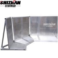 China 1200*1000*1200mm Concert Crowd Control Barriers Folding Aluminum Traffic Metal Brricade for sale