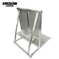 China 1200*1000*1200mm Concert Crowd Control Barriers Folding Aluminum Traffic Metal Brricade for sale