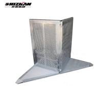 China Crowd Control Portable Road Barrier Straight  Stage Barricades Stands for sale