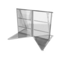 China Construction Police Aluminum Safety Barrier Car Park Road Barricade for sale