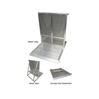 China Folding 	Concert Crowd Control Barriers Potable Aluminum Safety Garden Construction for sale