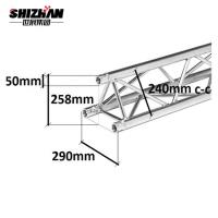 China Rotating Round Aluminium Lighting Truss Lifting Stage For Performance for sale