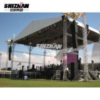 China 300*300mm 2m Length Aluminium Lighting Truss With Height Adjustable Wooden Stage for sale