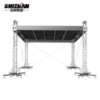 China 4m Length Aluminum Truss Stage Light Frame / Dj Light Stand Truss TUV Certified for sale