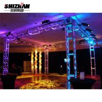 China Spigot Aluminum Matte Black Stage Roof System Curved Outdoor Dj Lighting Box Truss Display for sale