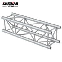China Powder Coated Durable Black Aluminum Lighting Tower Truss For Display for sale