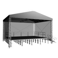 China Outdoor Semi Circle Aluminum Lighting Truss 290x290mm for sale
