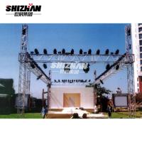 China Square Display Aluminum Spigot Truss Silver Color for sale