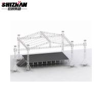 China Square Display Aluminum Spigot Truss Silver Color for sale