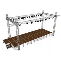 China Event Aluminum Spigot Truss Silver Color 290mm for sale