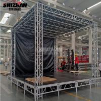 China f34 exhibitor truss prefab steel roof truss for sale