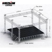 China Outdoor Bolt Aluminum Lighting Truss Triangle Shaped for sale