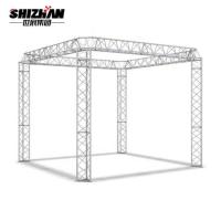 China Square Metal Arch Truss Height Simple Bolt Aluminum Truss Lighting Light Weight for sale
