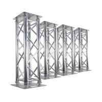 China Aluminum Square Tube Truss Bridge Frame Bolt Truss for sale