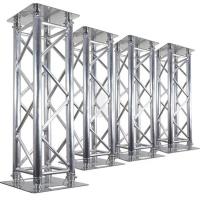 China Square Metal Arch Truss Height Simple Bolt Aluminum Truss Lighting Light Weight for sale