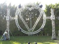 China Circle Aluminum Square Truss Frame Truss Structure Lighting Truss for sale