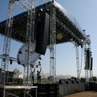 China Exhibition Lighting Triangle Bolt Truss Electric Galvanized Portable for sale