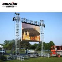 China Space Frame Truss Bridge Aluminum Square Tube Truss for sale