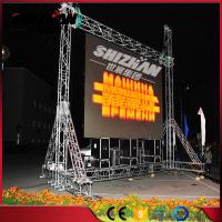 China Space Frame Truss Bridge Aluminum Square Tube Truss for sale