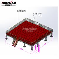 China Alloy Aluminum Stage Platforms Portable Table Eway Stage Floor Stand Stage for sale
