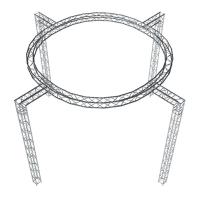 China Outdoor Aluminum Concert Stage Light Truss Curved Roof Truss System for sale
