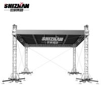 China Silver Black Semi Circle Roof Easy Install Stage Lighting Round Truss for sale
