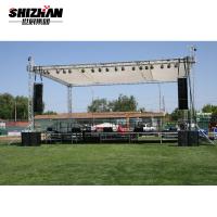 China Silver Black Semi Circle Roof Easy Install Stage Lighting Round Truss for sale