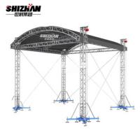 China Aluminum Alloy Stage Light Truss System Design Flat Lighting Trusses for sale