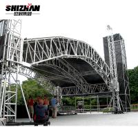 China Adjustable Aluminum Outdoor Stage Lighting Truss Structure 350*350mm for sale