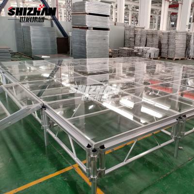 China 290*290mm Square Concert Lotus Wedding Flower Stage for sale