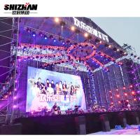 China globe truss sloping flat roof truss smd light trussing for sale