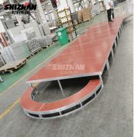 China low cost  manual linear marriage decoration stage for sale