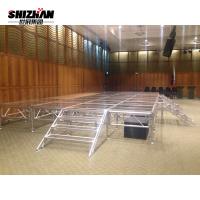 China 750kg/sqm Acrylic Event Glass Stage Aluminum Stage Platform for sale